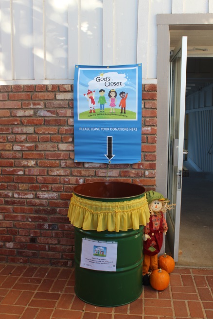 Donation Boxes/Barrels - God's ClosetGod's Closet